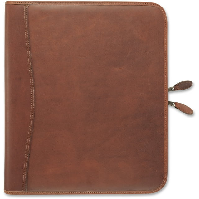 Day-Timer, DTM81844, Aviator Leather Zip Organizer Starter Set, 1 Each ...