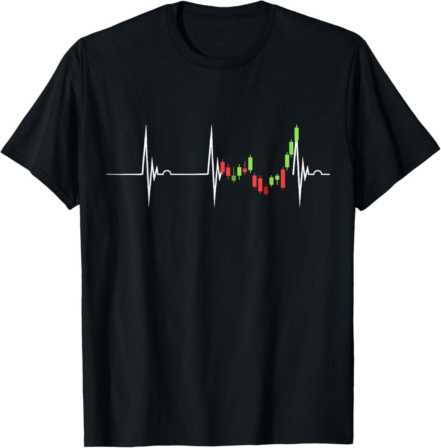Day Trading Heartbeat EKG Pulse Stock Market Trader T-Shirt - Walmart.com