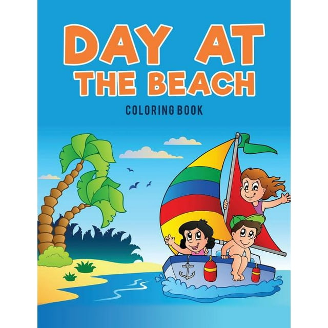 Day at the Beach Coloring Book (Paperback) - Walmart.com