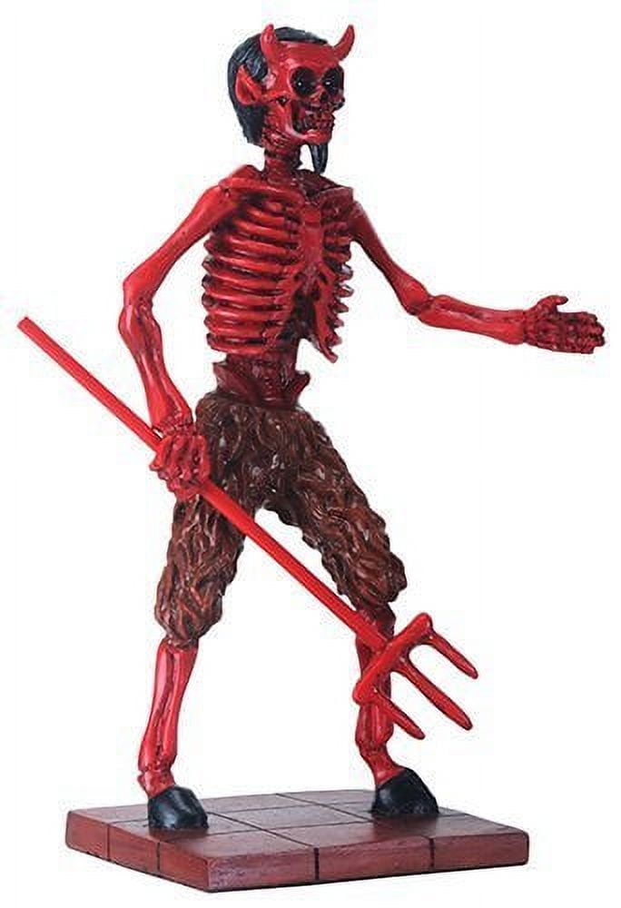 Day of The Dead DOD El Diablito Demon Skeleton Sculpture Figurine by ...