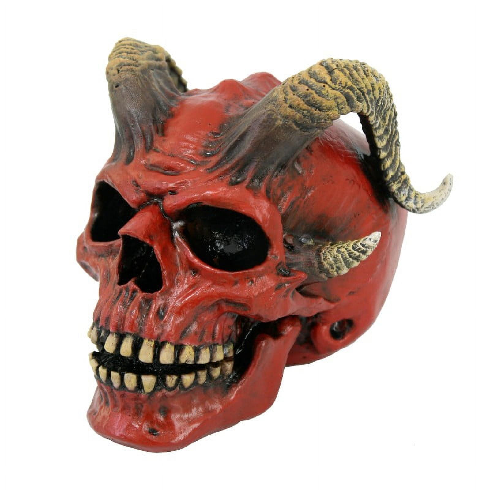 Day of The Dead El Diablo Horned Devil Skull Statue Hell Spawned Imp ...