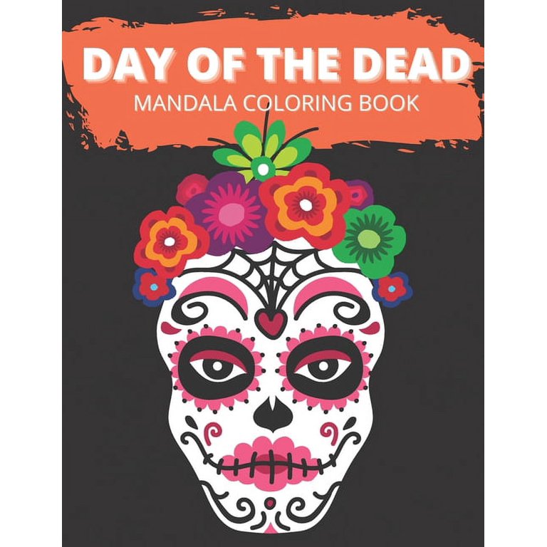 day of the dead mandala coloring pages