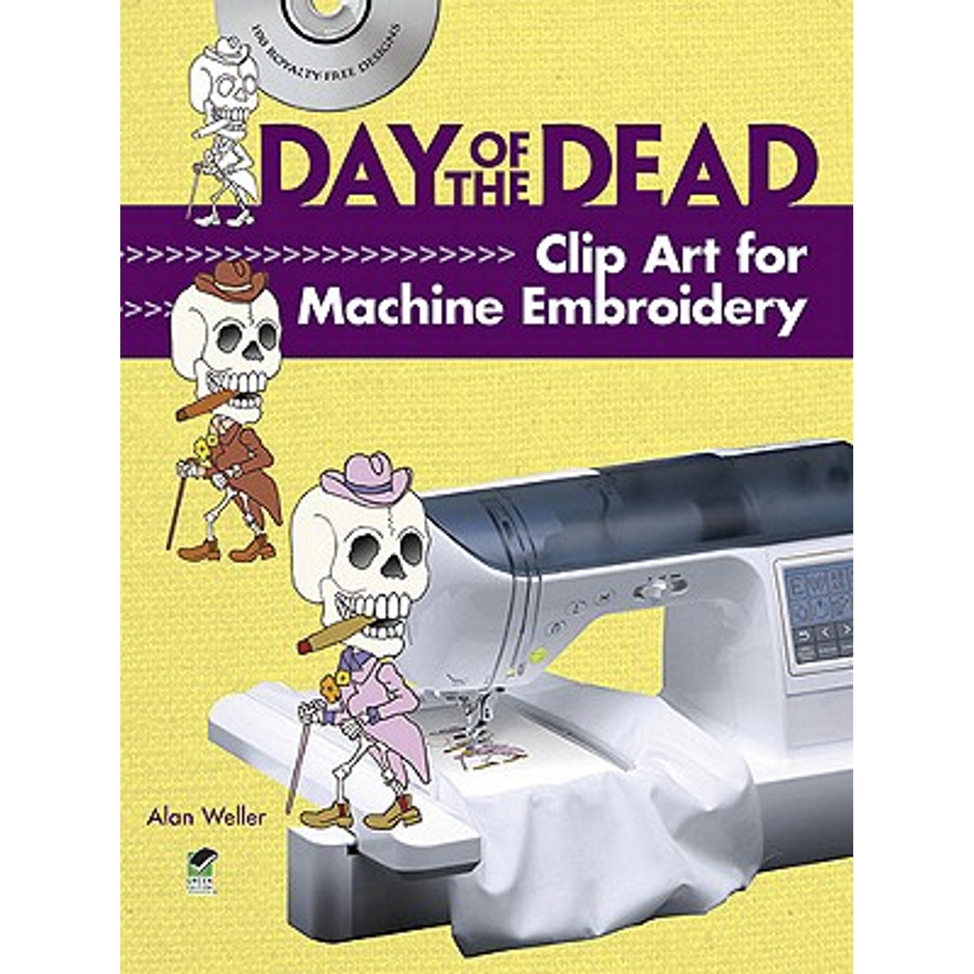 Pre-Owned Day of the Dead Clip Art for Machine Embroidery (Paperback ...