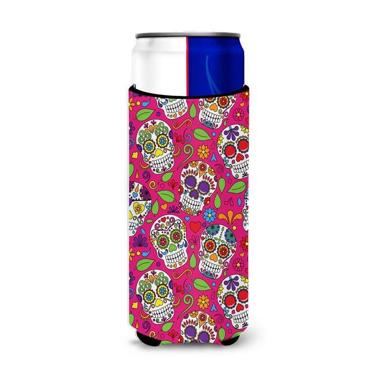 Day of the Dead Pink Michelob Ultra Hugger for Slim Cans - Pink ...