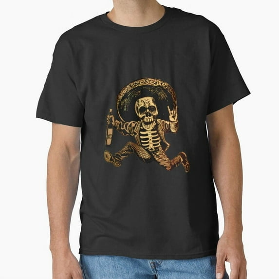 Day of the Dead Posada Jose Guadalupe Calavera H19906 T-Shirt, for Men ...