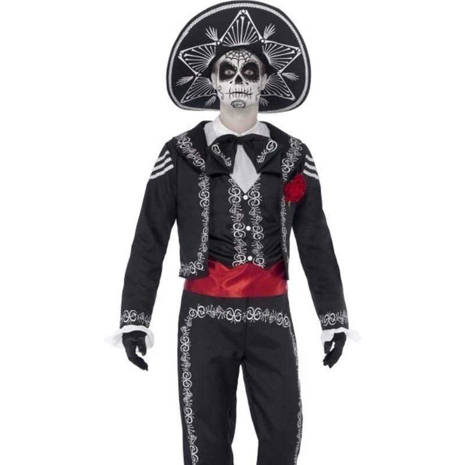 Day of the Dead Senor Bones Adult Costume - Mens Large - Walmart.com