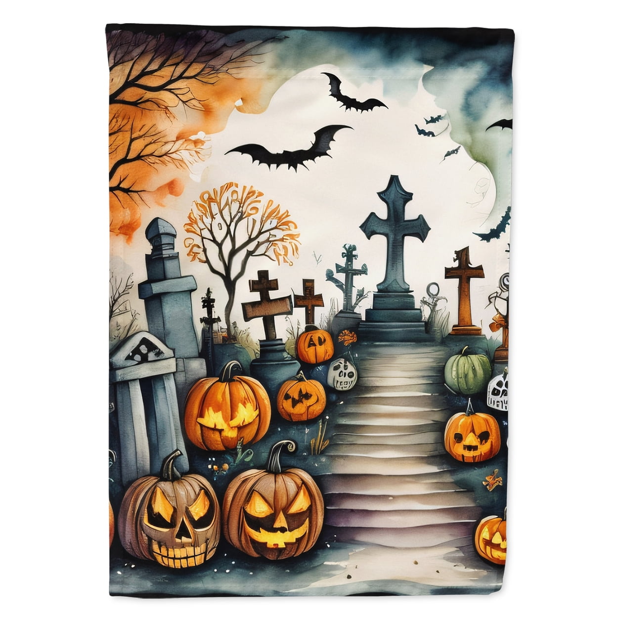 Day of the Dead Spooky Halloween House Flag 28 in x 40 in - Walmart.com