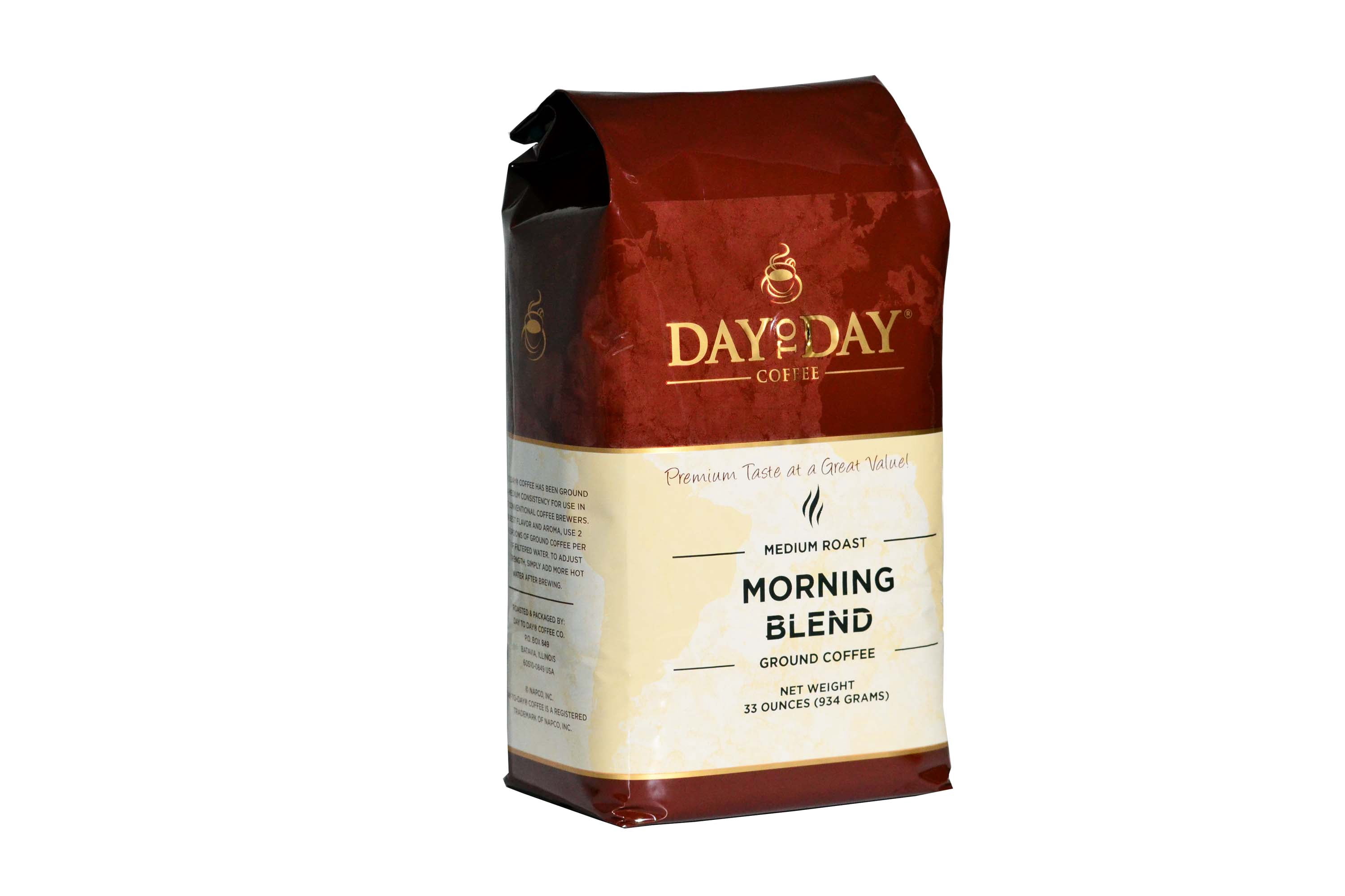 Day to Day Morning Blend Ground Coffee 33oz Bag - Walmart.com