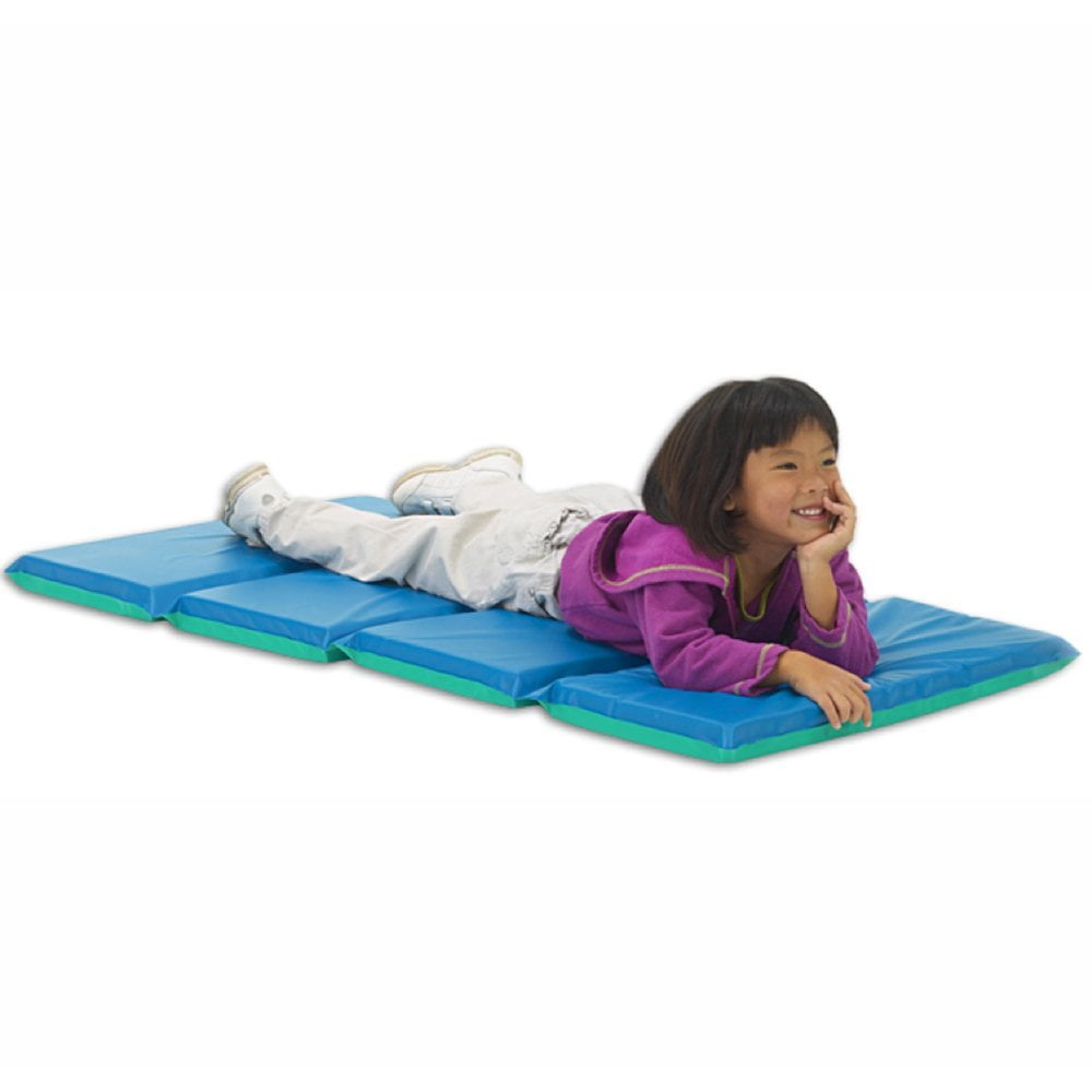 DayDreamer KinderMat 2" Thick Foldable Rest Mat, Tri-Fold Kids Vinyl ...