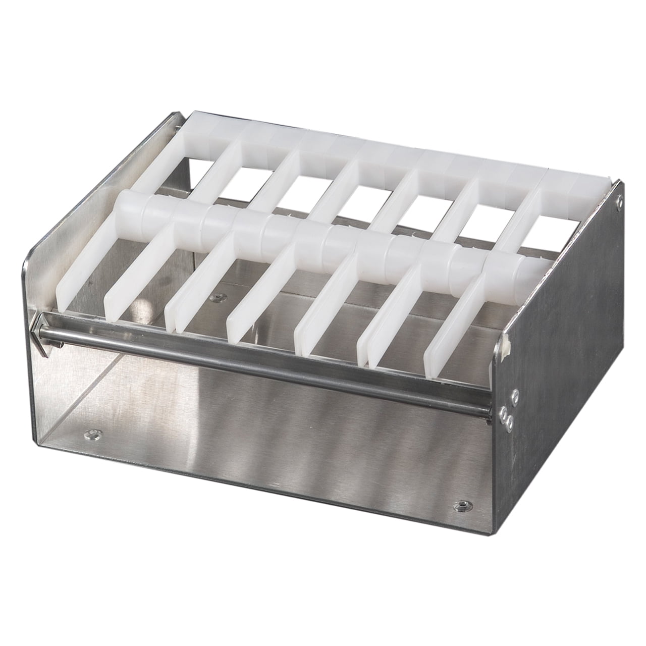 DayMark 7-Slot Metal Label Dispenser Rack for 7 Rolls of 1" Wide Labels ...