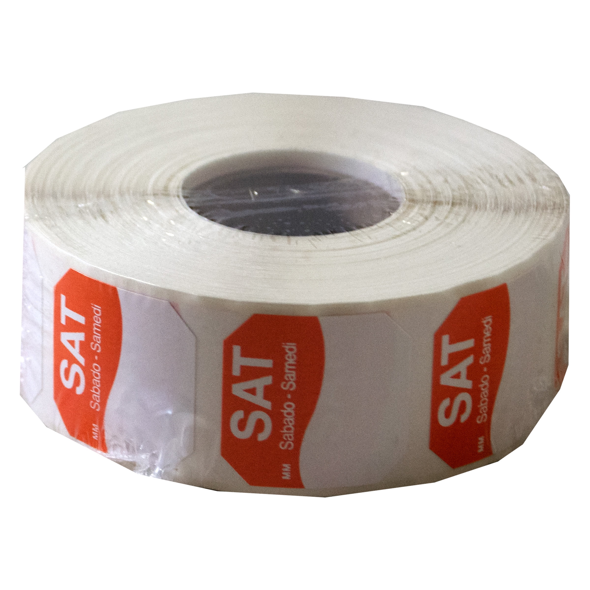 DayMark Day of the Week 1" x 1" Removable Label, SAT (Roll of 1,000 ...