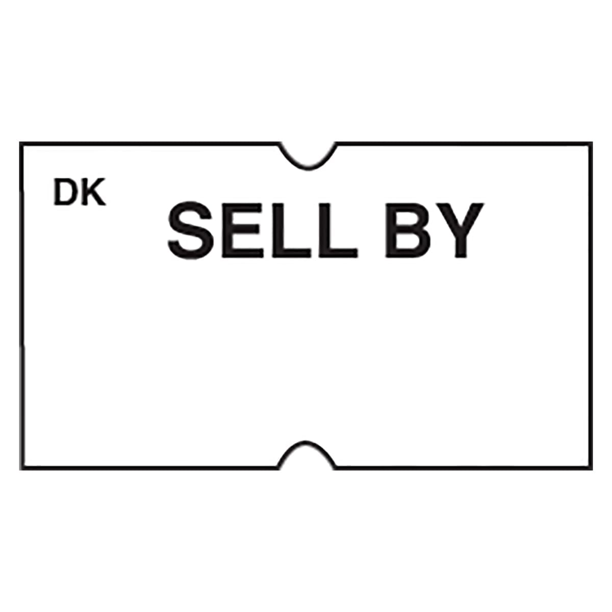 DayMark IT120544 White Sell By Label for DM-3 Label Gun - 8000 / PK ...