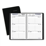 AT-A-GLANCE DayMinder 2024 Basic Daily Planner Black Small 5 x 8 ...
