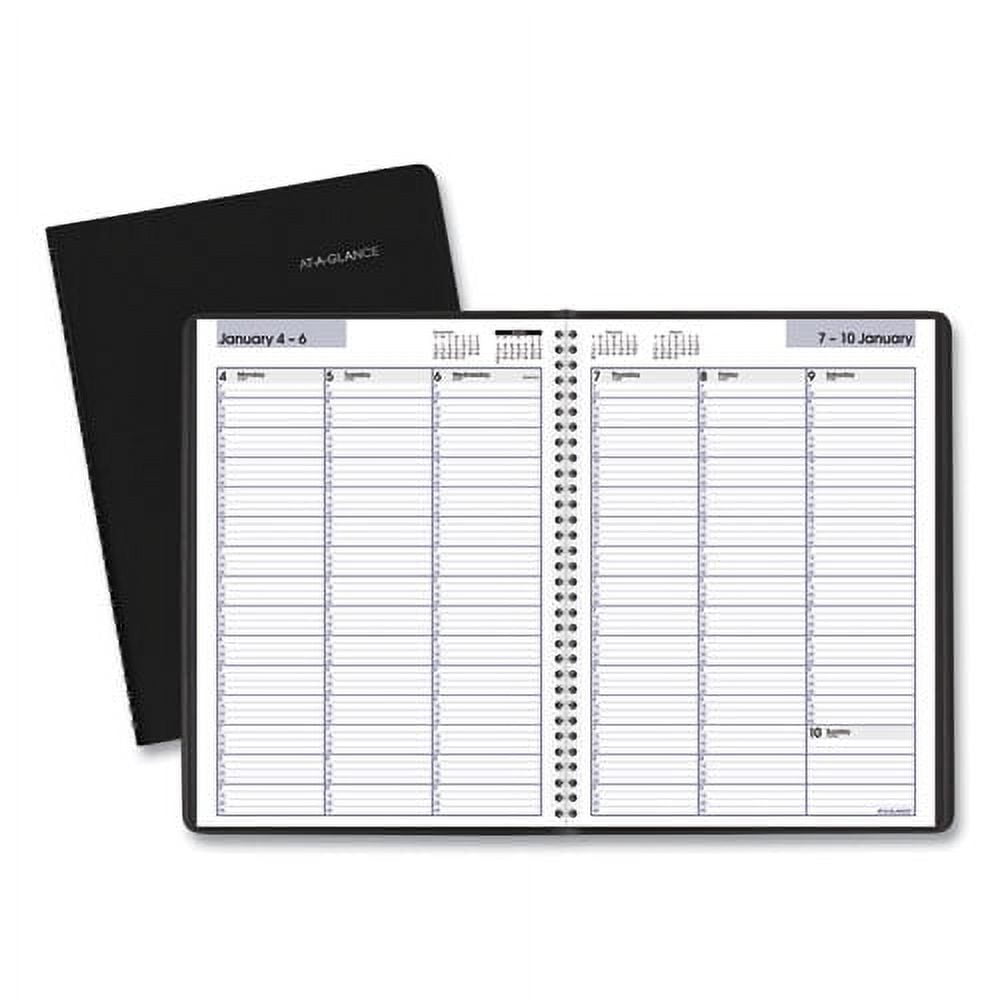 DayMinder Weekly Appointment Book, Vertical-Column Format, 11 x 8 ...