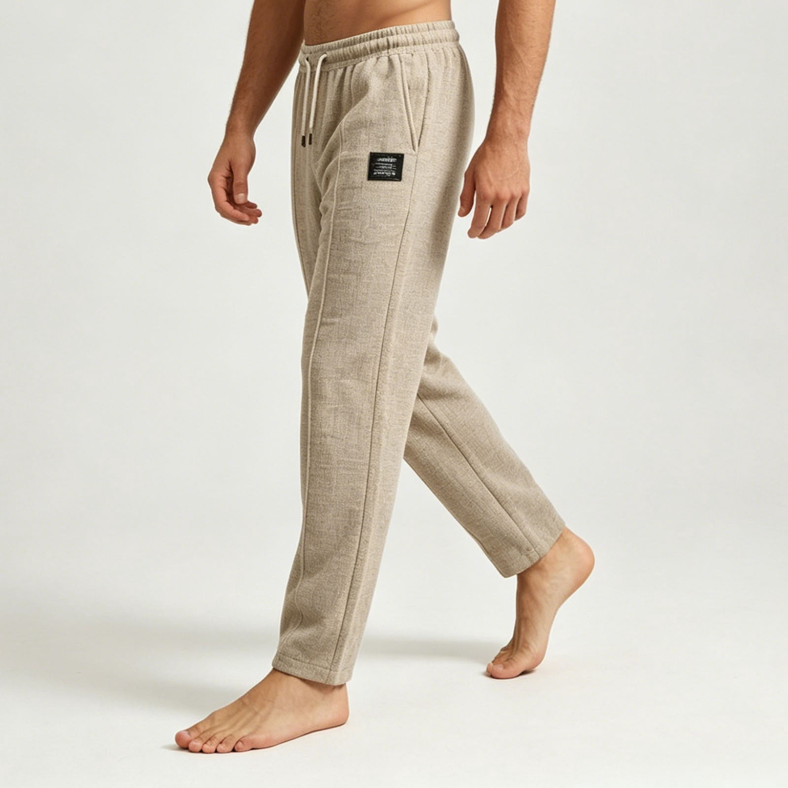 DayScoop Big & Tall Pants for Men Solid Color Trousers Summer Fashion ...