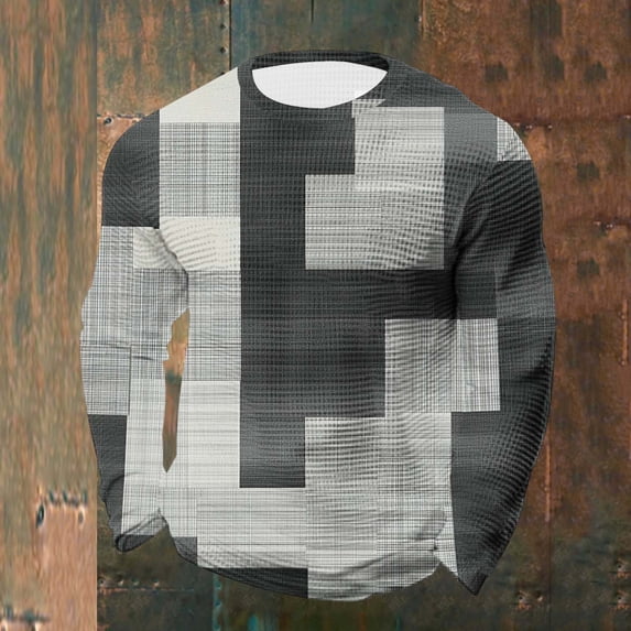 DayScoop Long Sleeve T-shirt for Men Summer T Shirt Casual Fashion ...