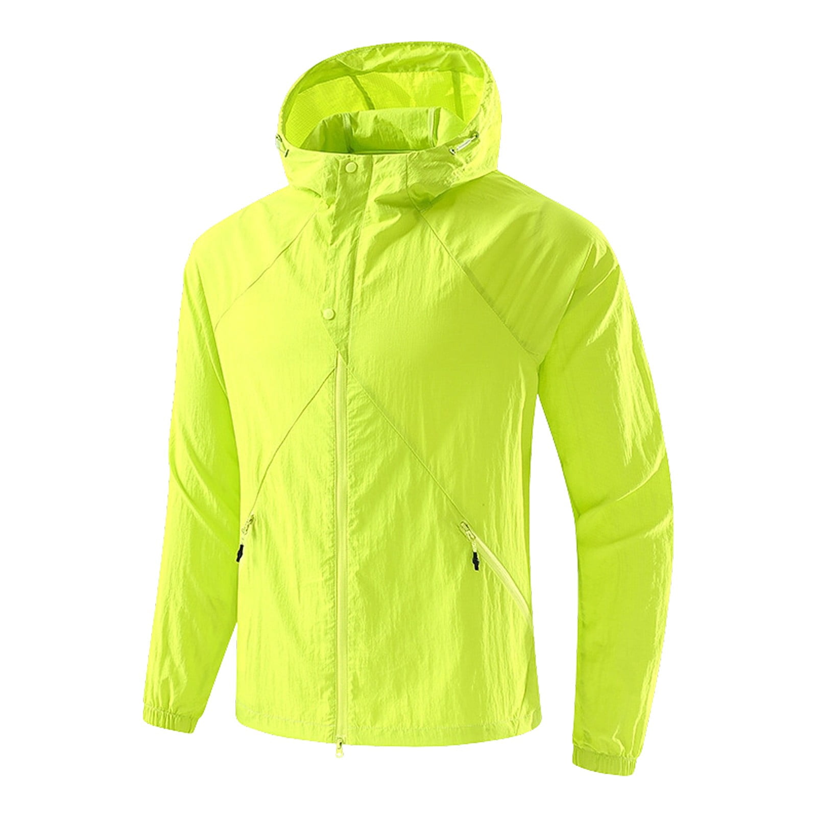 DayScoop Mens Casual Jackets Solid Color Outerwear Summer Fashion Long ...