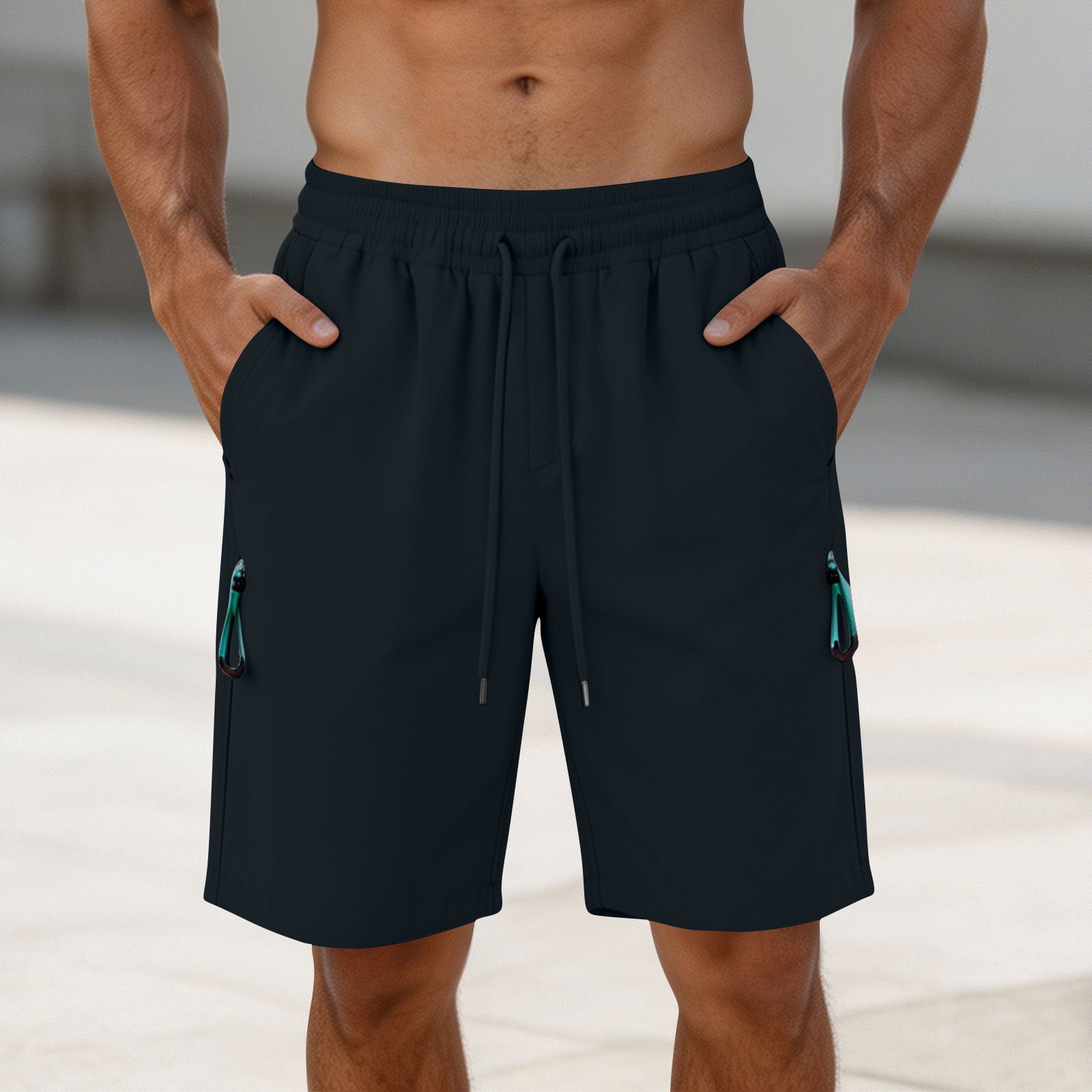 DayScoop Plus Size Shorts for Men Big Tall Bottoms Summer Dry Button ...