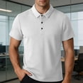 DayScoop Plus Size T-Shirt for Men Summer T Shirt Solid Color Casual ...