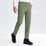 DayScoop Solid Color Pants for Men Summer Trousers Casual Fashion ...