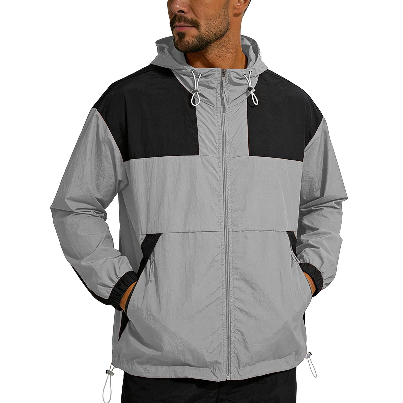 DayScoop Summer Outer jacket for Men Fashion Outerwear Casual Solid ...