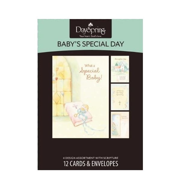 DaySpring Boxed Occasion Cards Baby’s Special Day Baptism 12 Cards ...