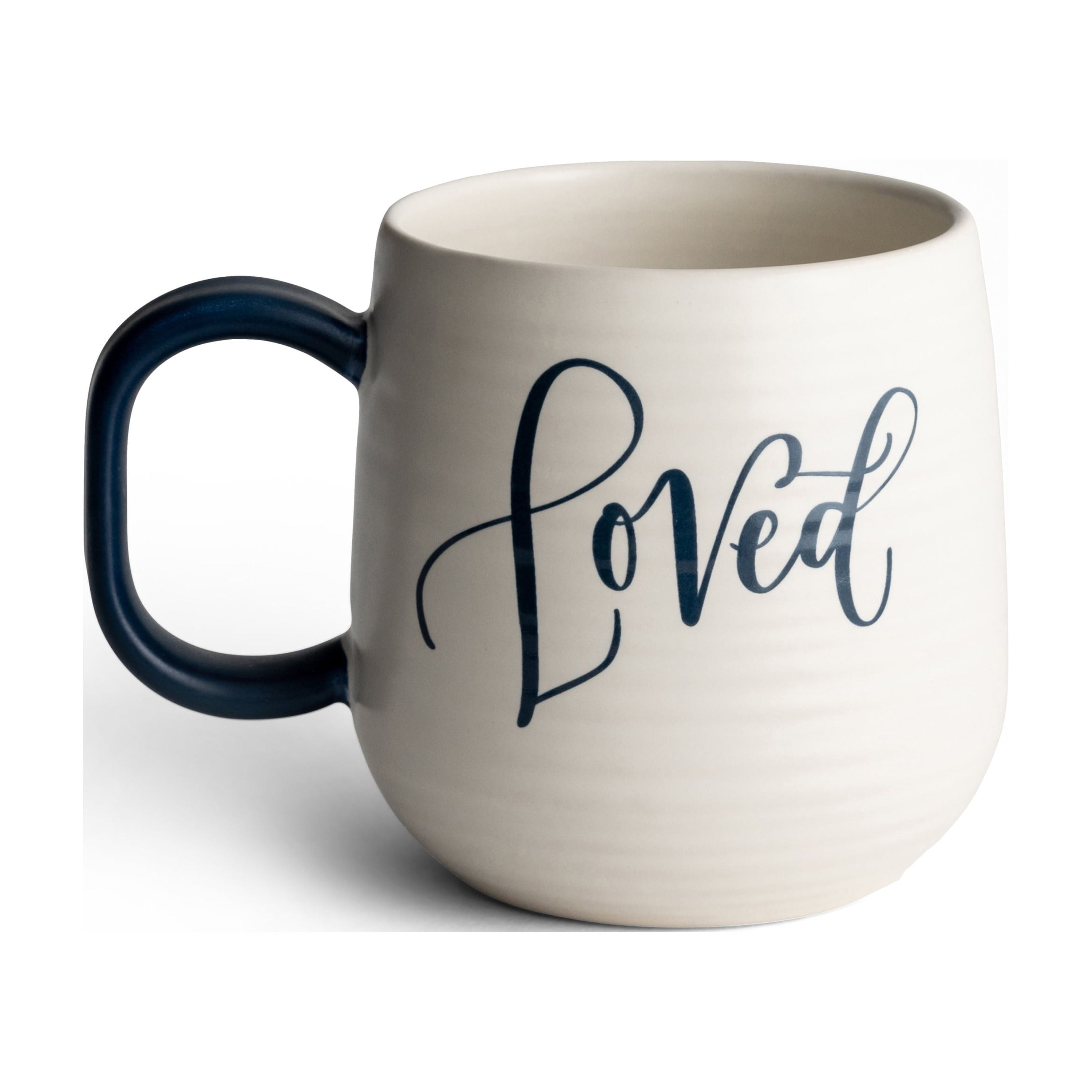DaySpring - Loved Inspirational Ceramic Artisan Mug, 16oz - Walmart.com