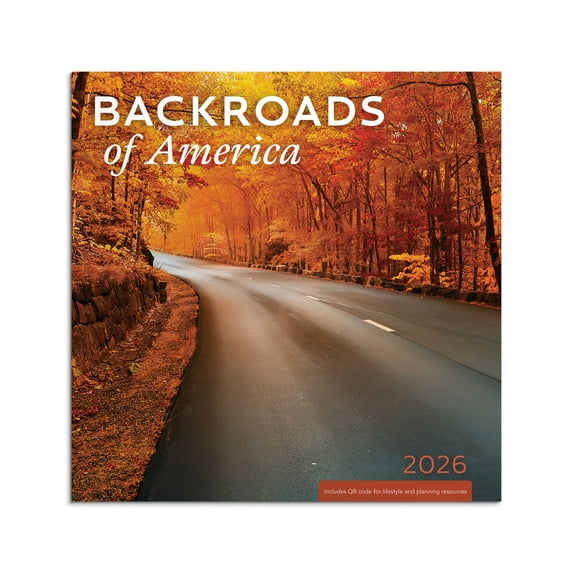 DaySpring Monthly Calendar (12"x12") Backroads of America 12Mo Jan 2026 ...