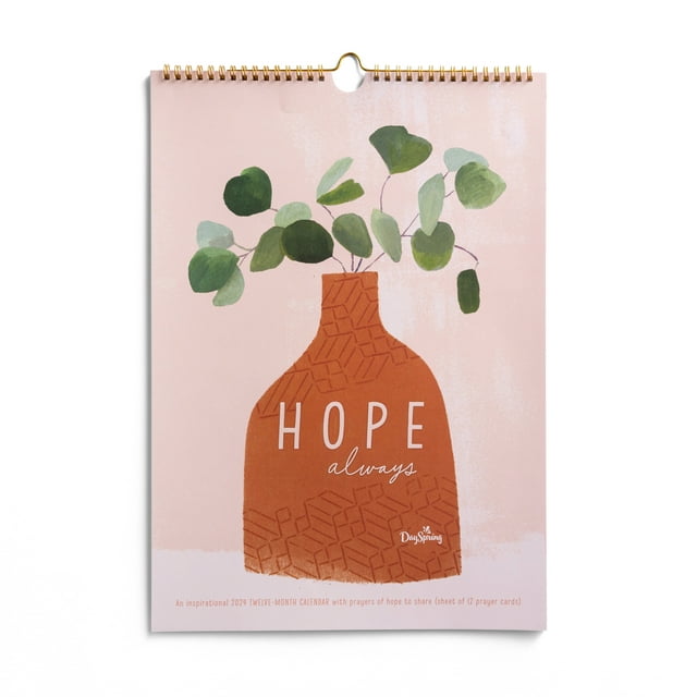 DaySpring - Prayers of Hope Always - 2024 Premium Spiral Wall Calendar ...