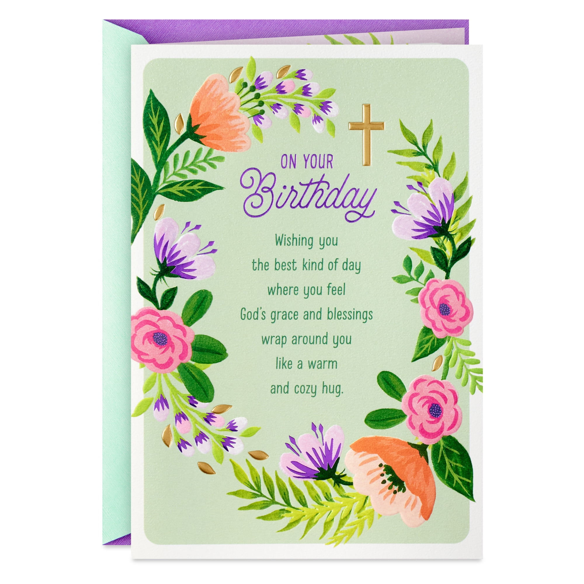 DaySpring Religious Birthday Card (Best Kind of Day) - Walmart.com