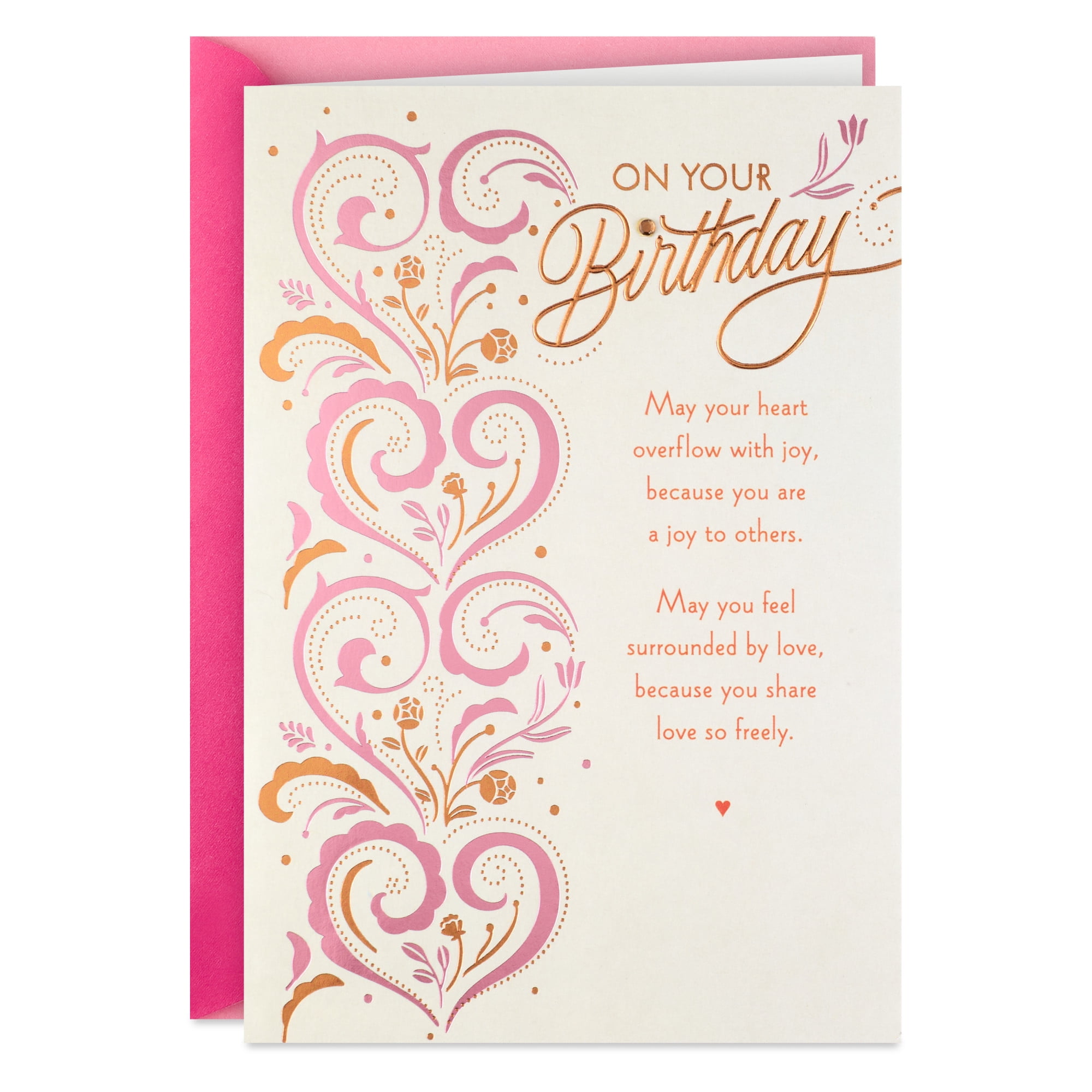 DaySpring Religious Birthday Card (Enjoy God's Blessings) - Walmart.com