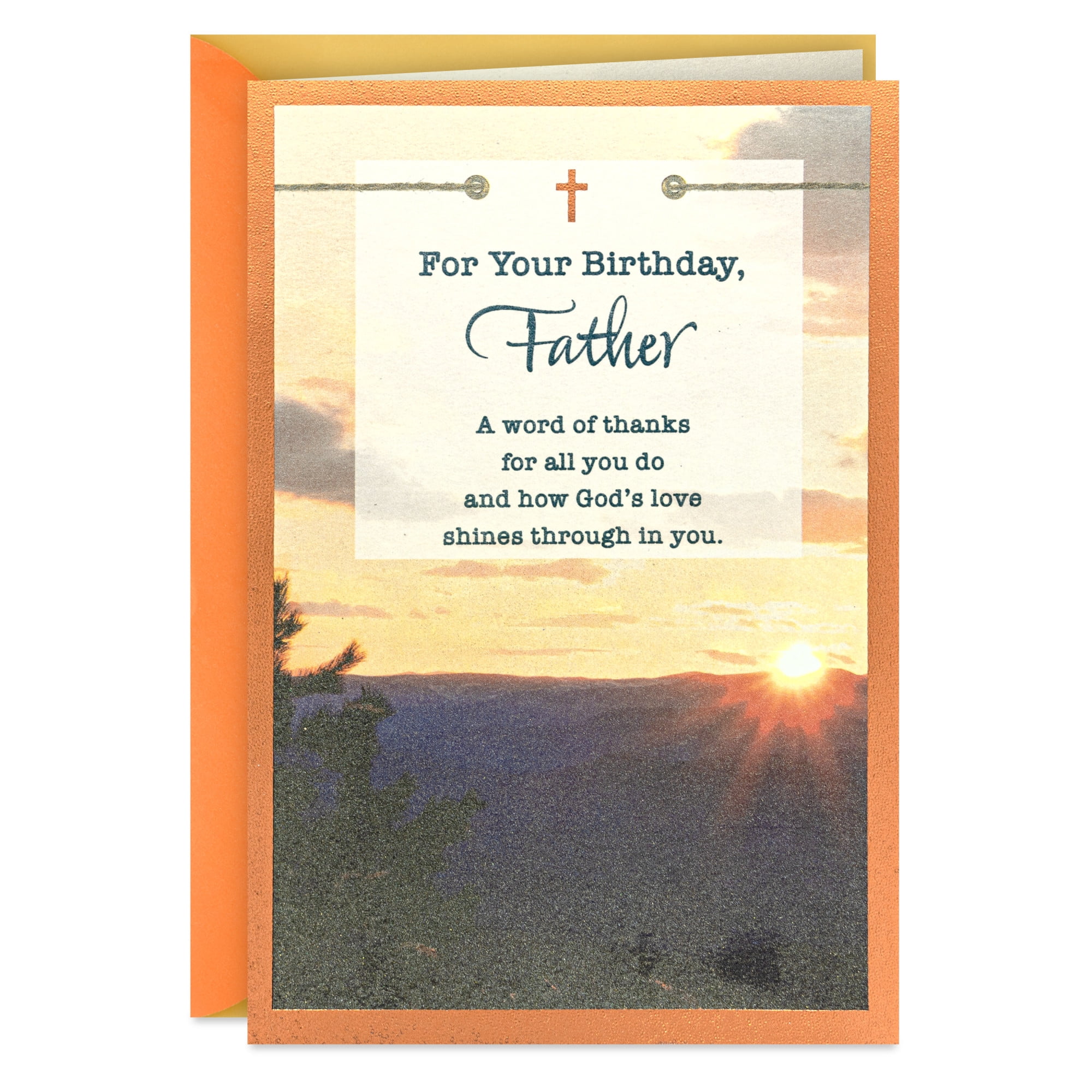 DaySpring Religious Birthday Card for Priest (God's Love Shines Through ...