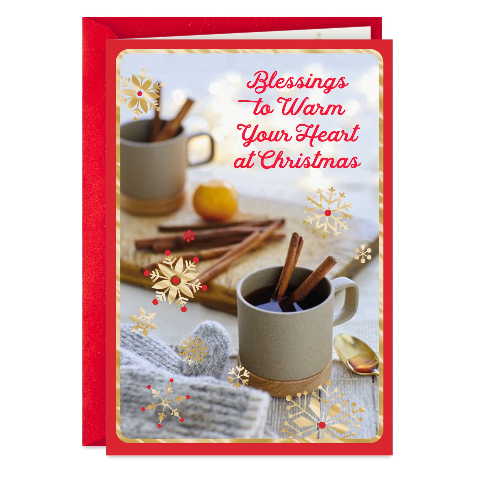 DaySpring Religious Christmas Card (Blessings to Warm Your Heart ...