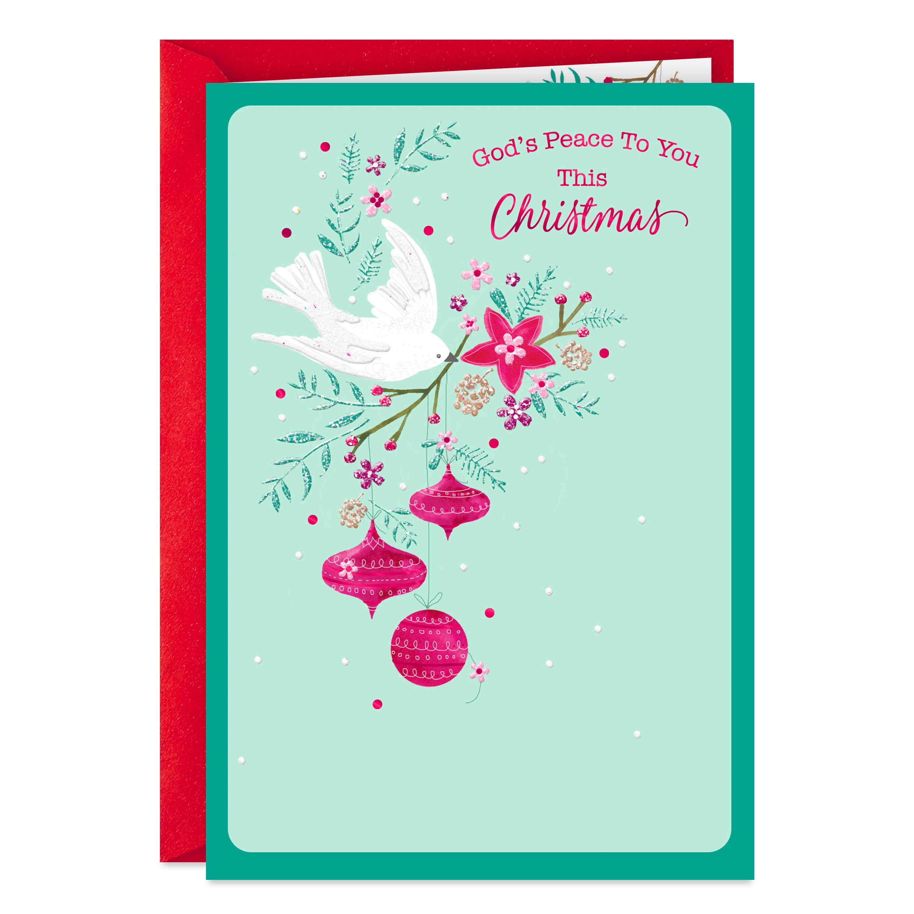 DaySpring Religious Christmas Greeting Card (God's Peace to You ...