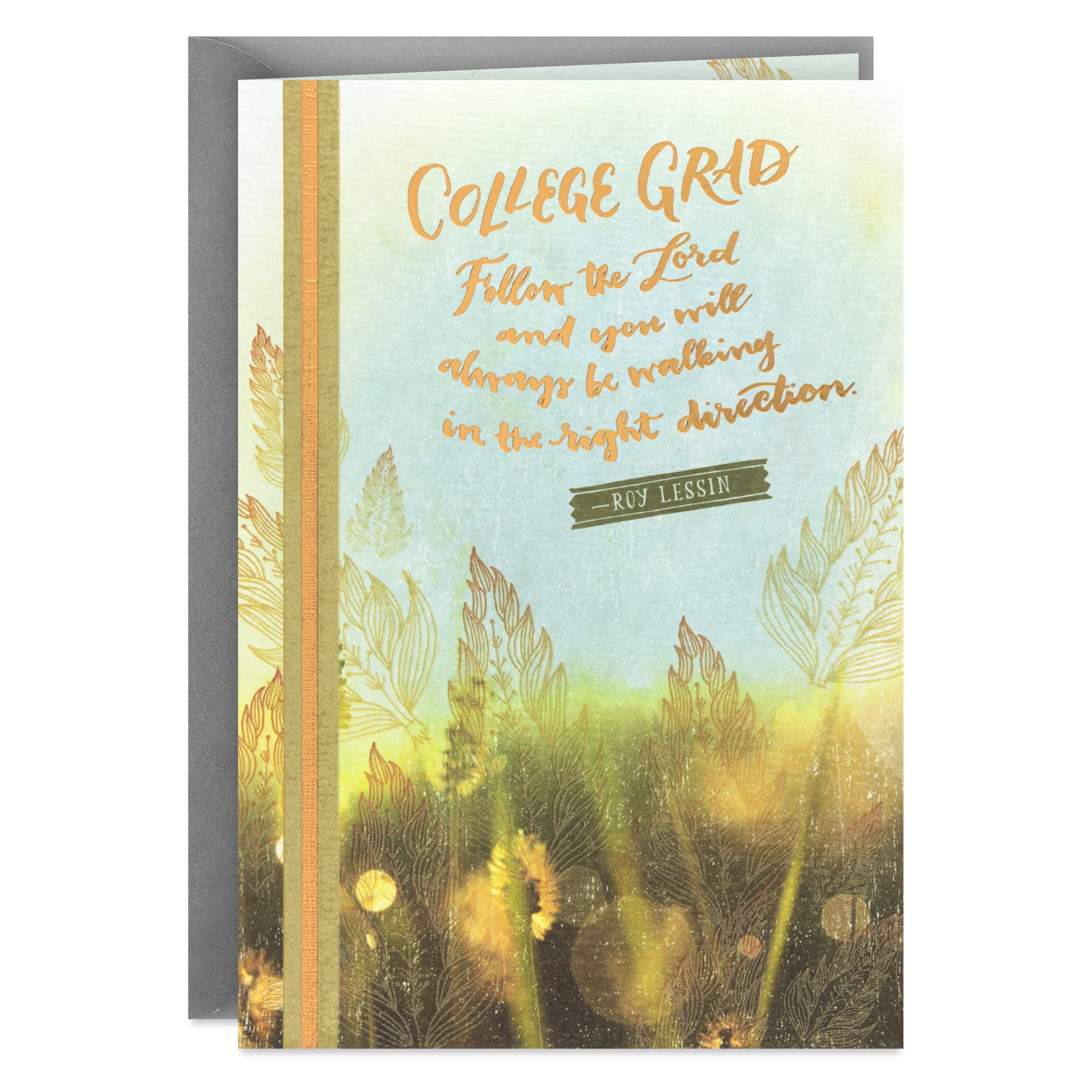 DaySpring Religious College Graduation Card (Follow the Lord) - Walmart.com