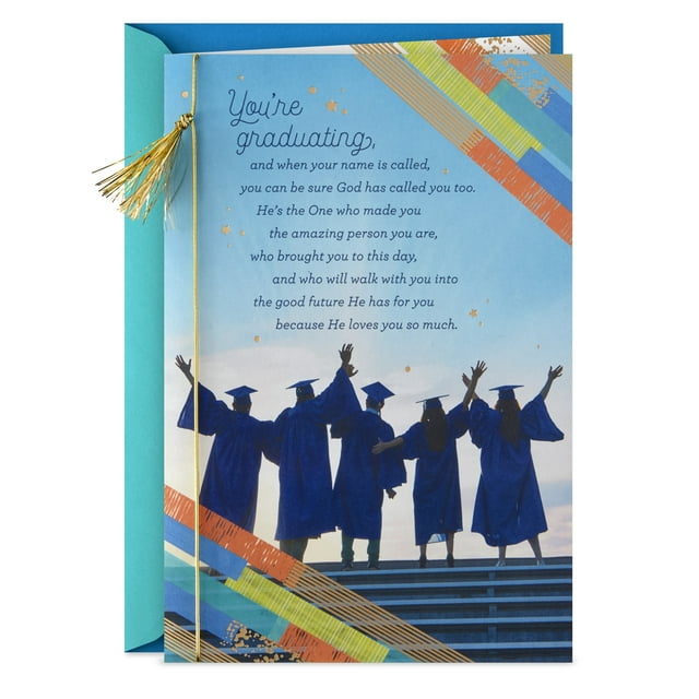 DaySpring Religious Graduation Greeting Card (God Made You Amazing ...