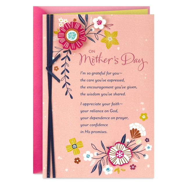 DaySpring Religious Mother's Day Card (Grateful and Blessed By Your ...