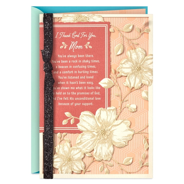 DaySpring Religious Mother's Day Card for Mom (Thanking God for You ...