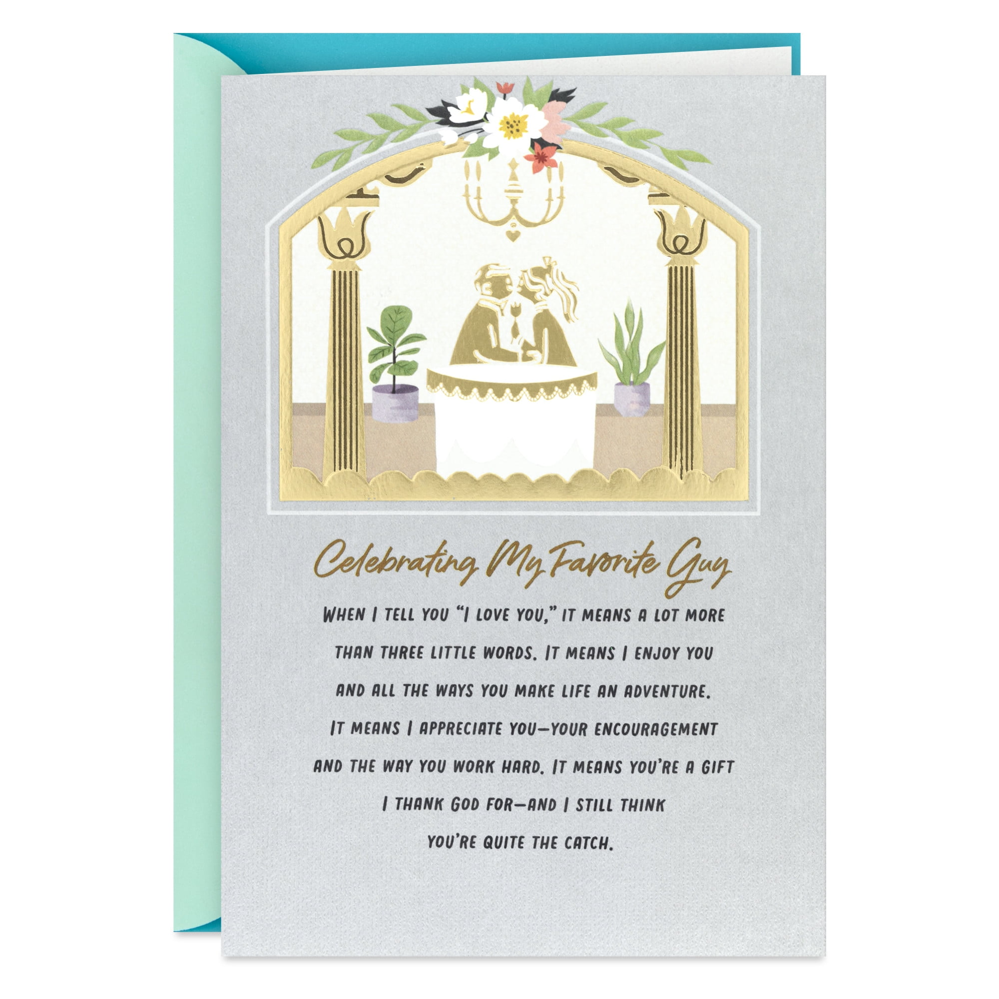 DaySpring Romantic Religious Birthday Card for Husband (I Love You ...
