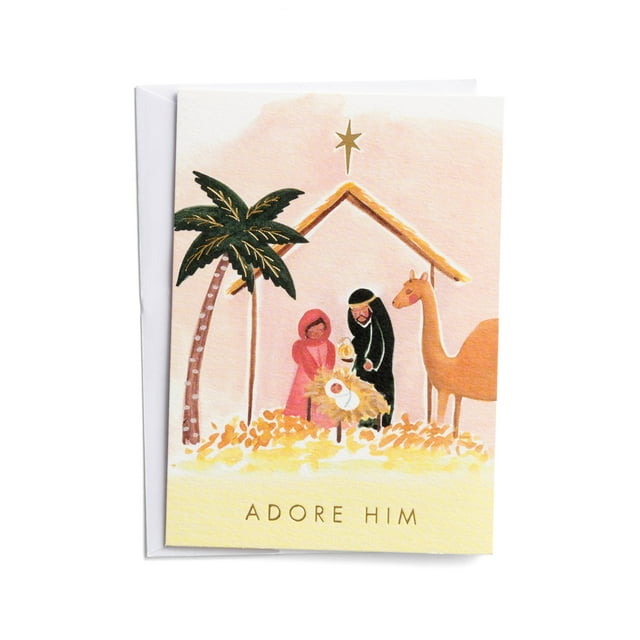 DaySpring - Studio 71- Adore Him Christmas Cards - 18 Matchbox Cards ...