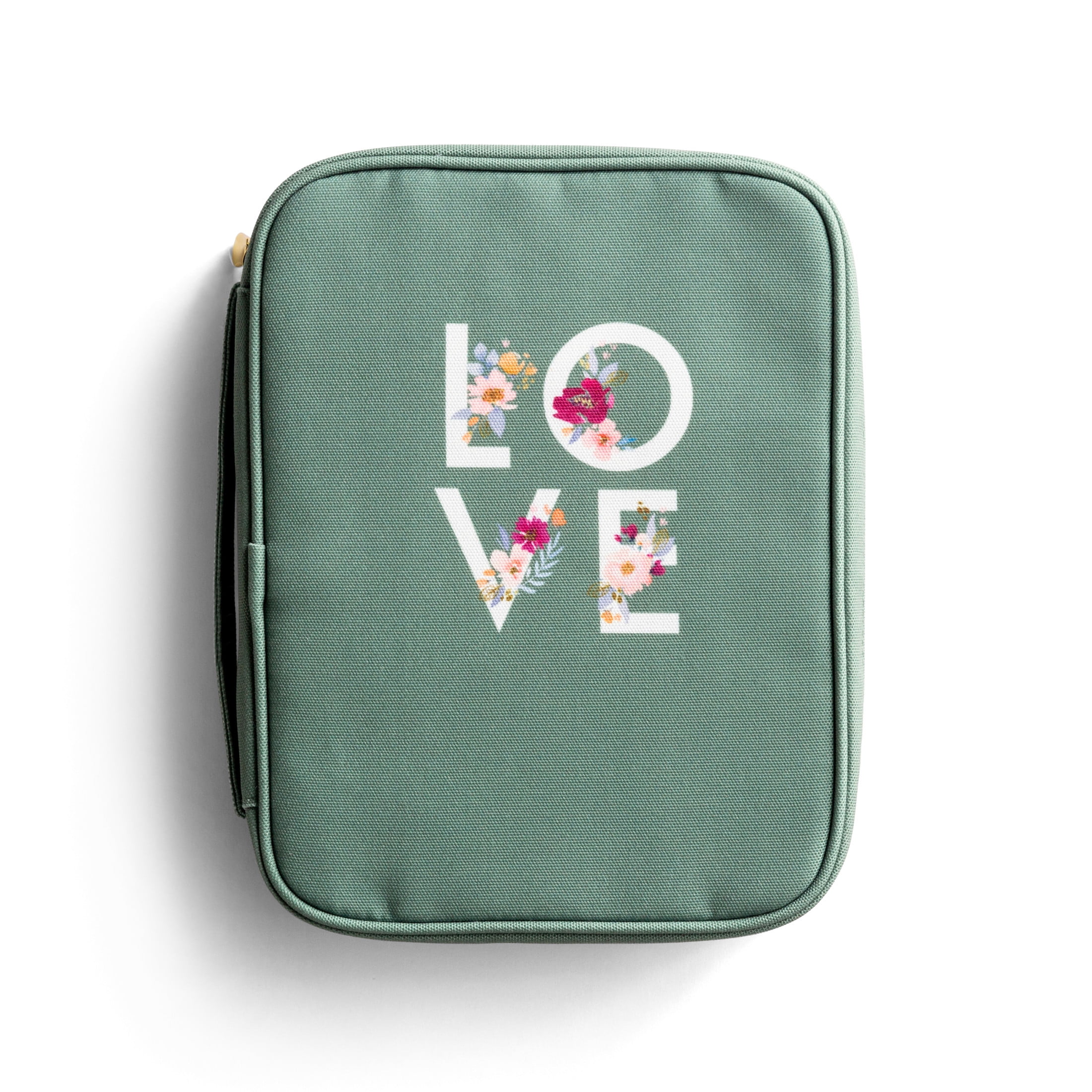 DaySpring - Studio 71 Love Canvas Bible Cover, Zipper, Organizer Case ...