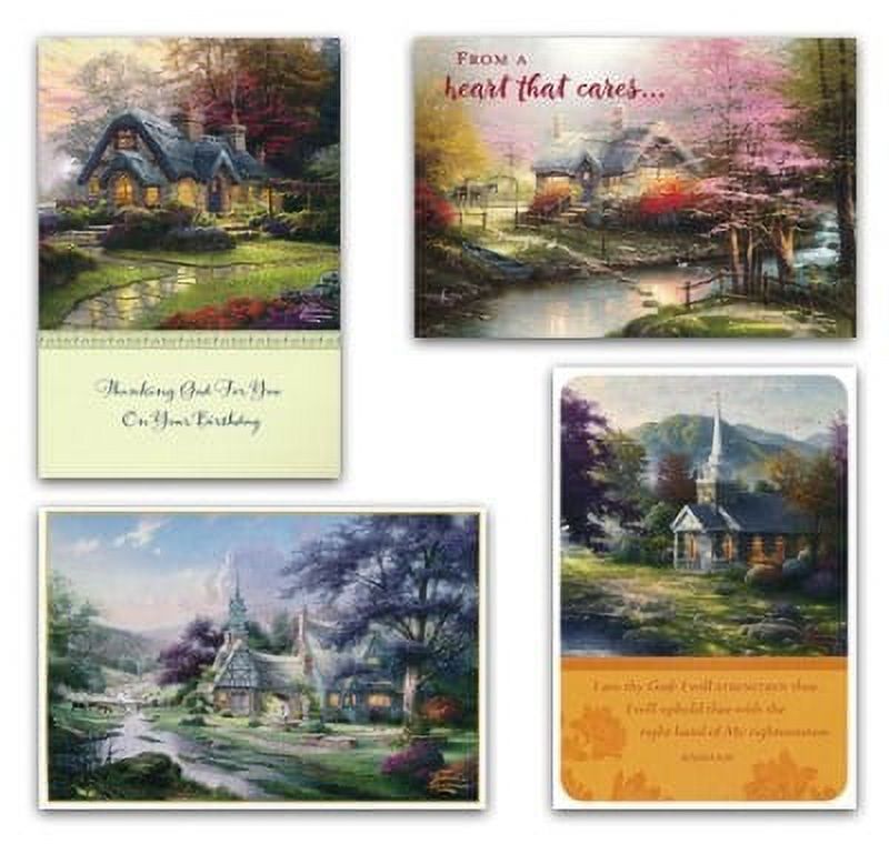 DaySpring Thomas Kinkade Assorted Christian Religious Greeting Cards ...