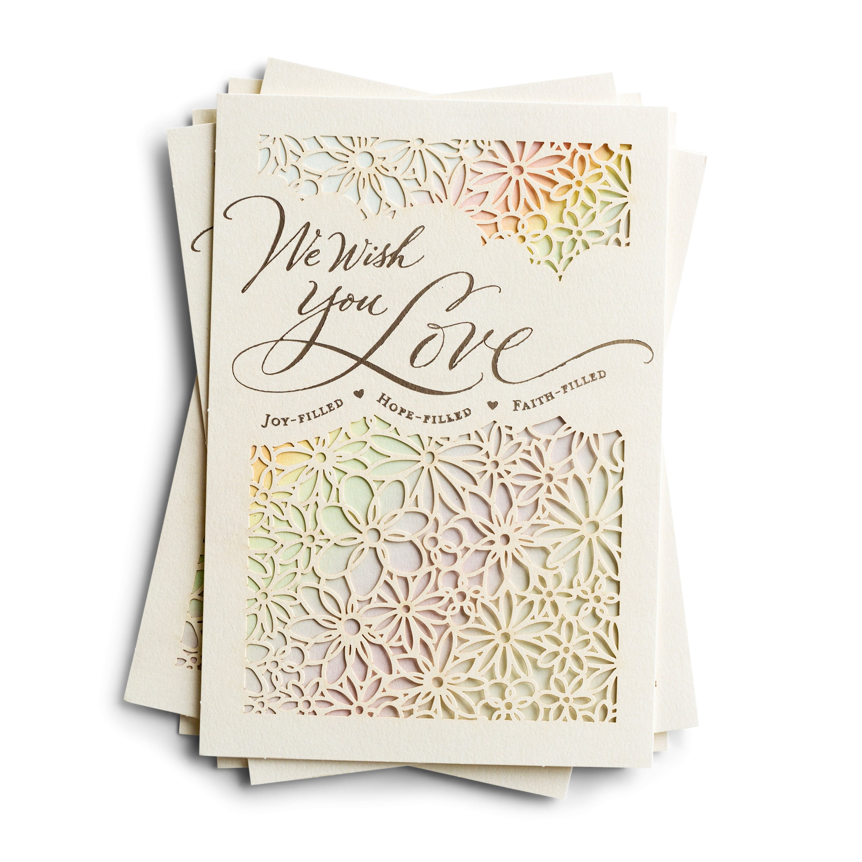 DaySpring, Wedding, We Wish You Love, 6 Premium Cards - Walmart.com