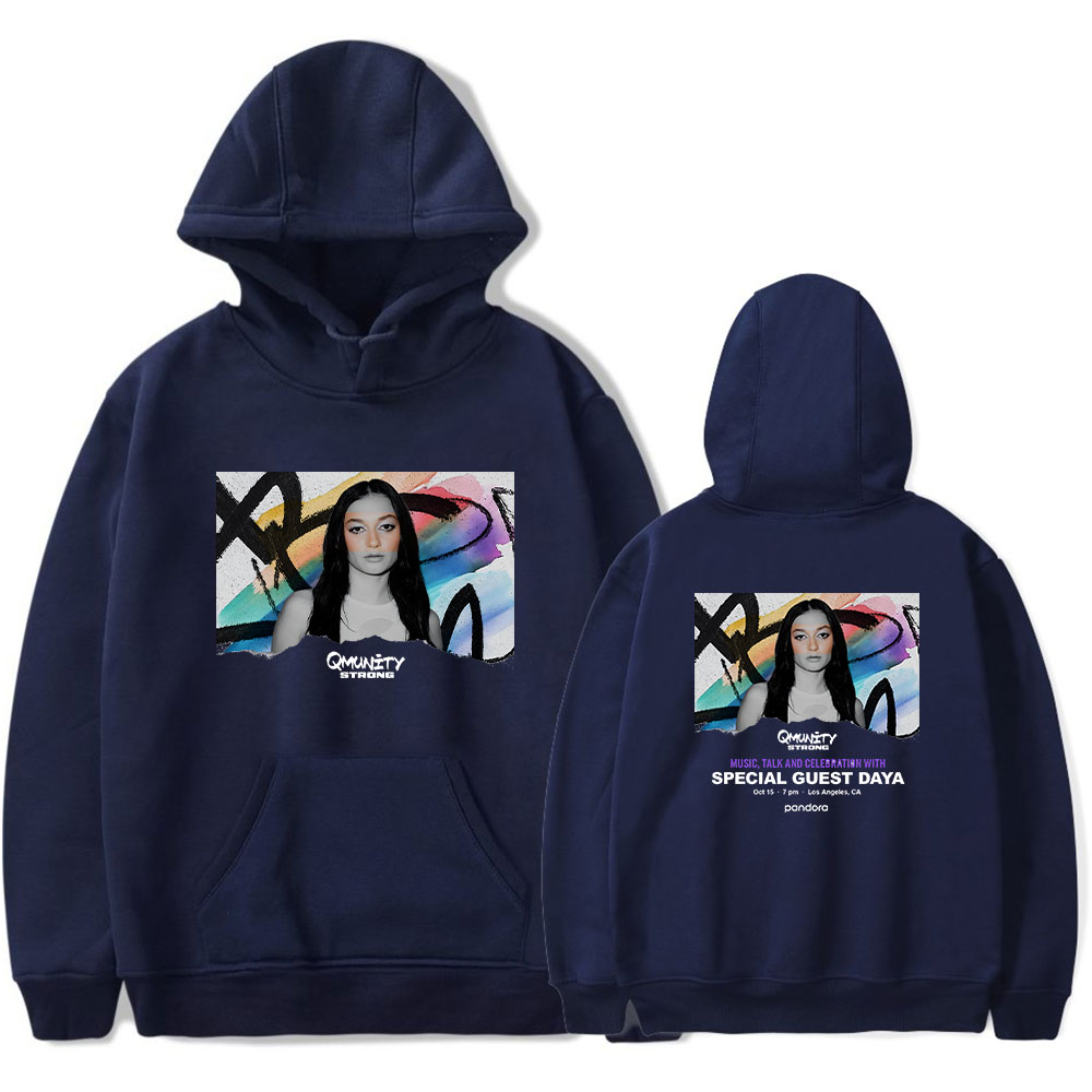 Daya 2025 Tour Merch Hoodie Long Sleeve Men Women Vintage Fashion Fun ...