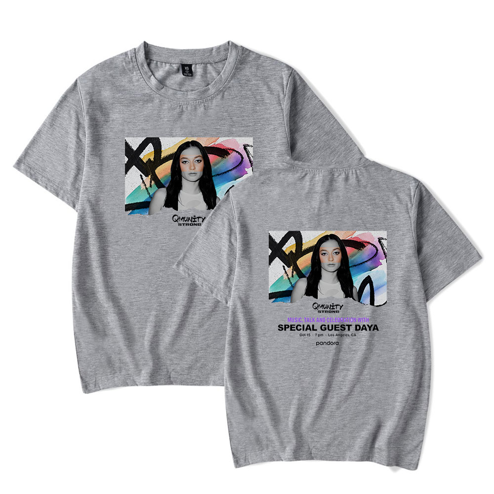 Daya 2025 Tour Merch T-shirt Short Sleeve Men Women Vintage Fashion Fun ...