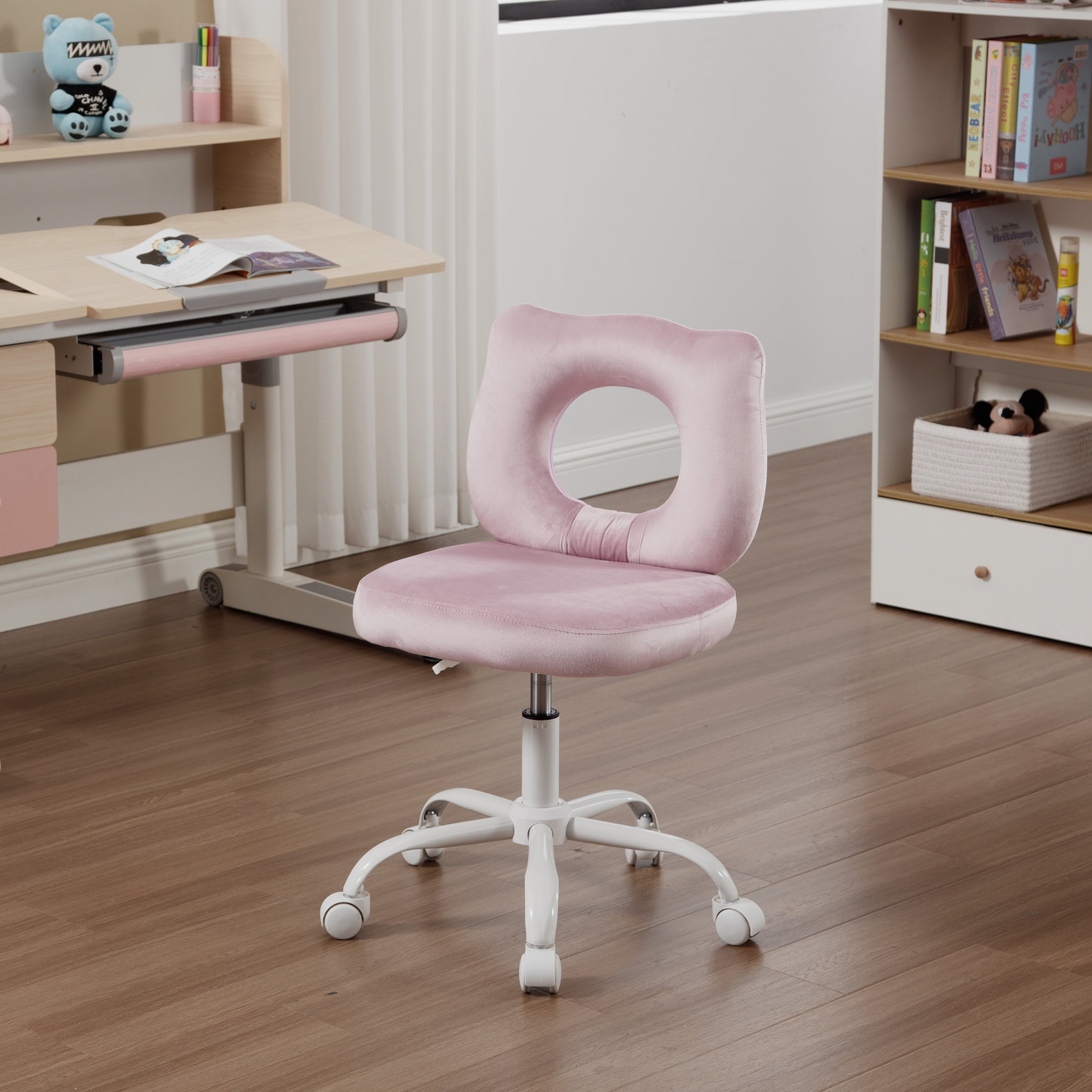 Dayalane Adjustable Kids Desk Chair, Swivel Rolling Computer Task Chair ...