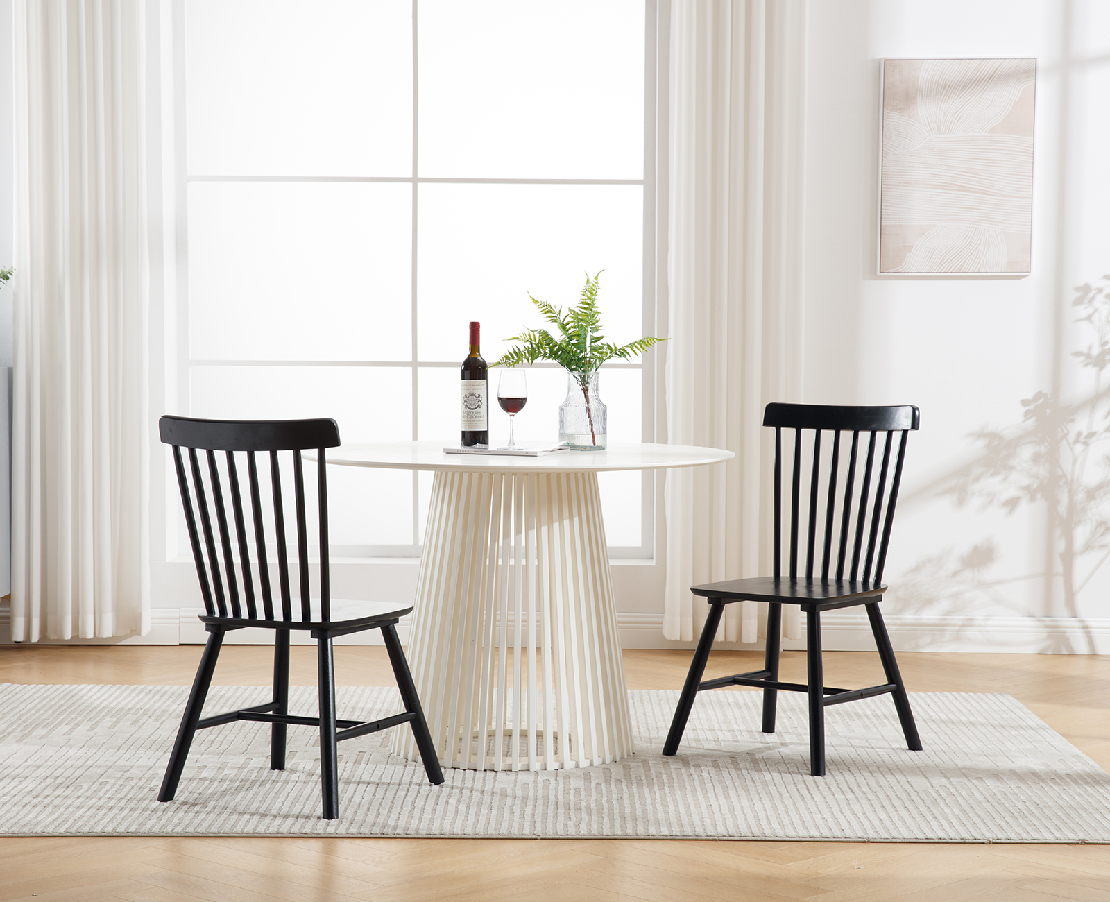 Better Homes and Gardens Autumn Lane Windsor Solid Wood Dining Chairs ...