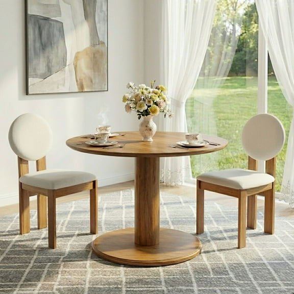 Dining Chairs Set of 2,Modern Kitchen Table Chairs with Wood Legs ...