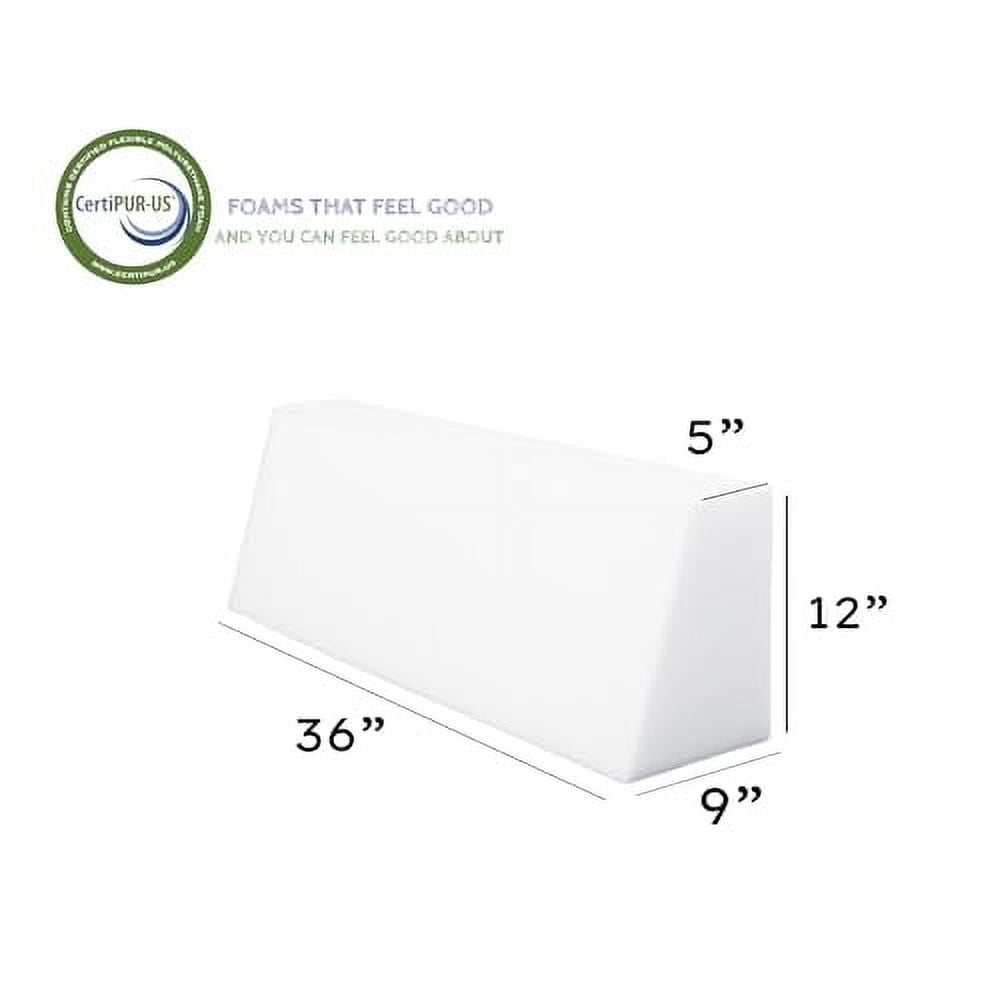 Daybed Bolster Wedge Back Pillow-Pack of 2, Foam Cushion Insert for ...