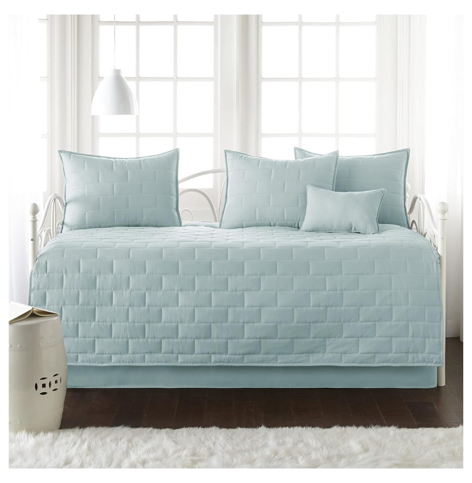 Daybed Comforter Set, 6-Piece Bedding Set with Daybed Cover, 3 Pillow ...